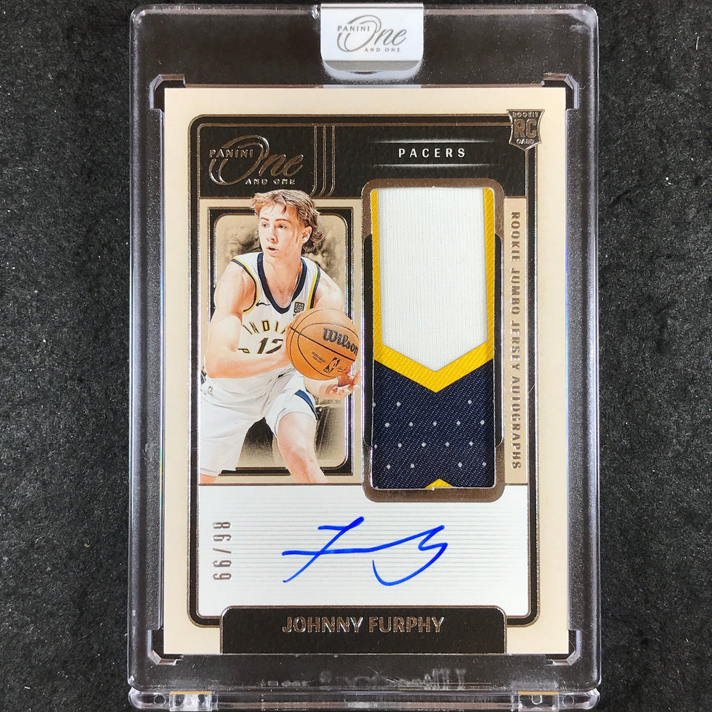 2024-25 One and One JOHNNY FURPHY Rookie Jumbo Jersey Patch Auto 86/99 ...