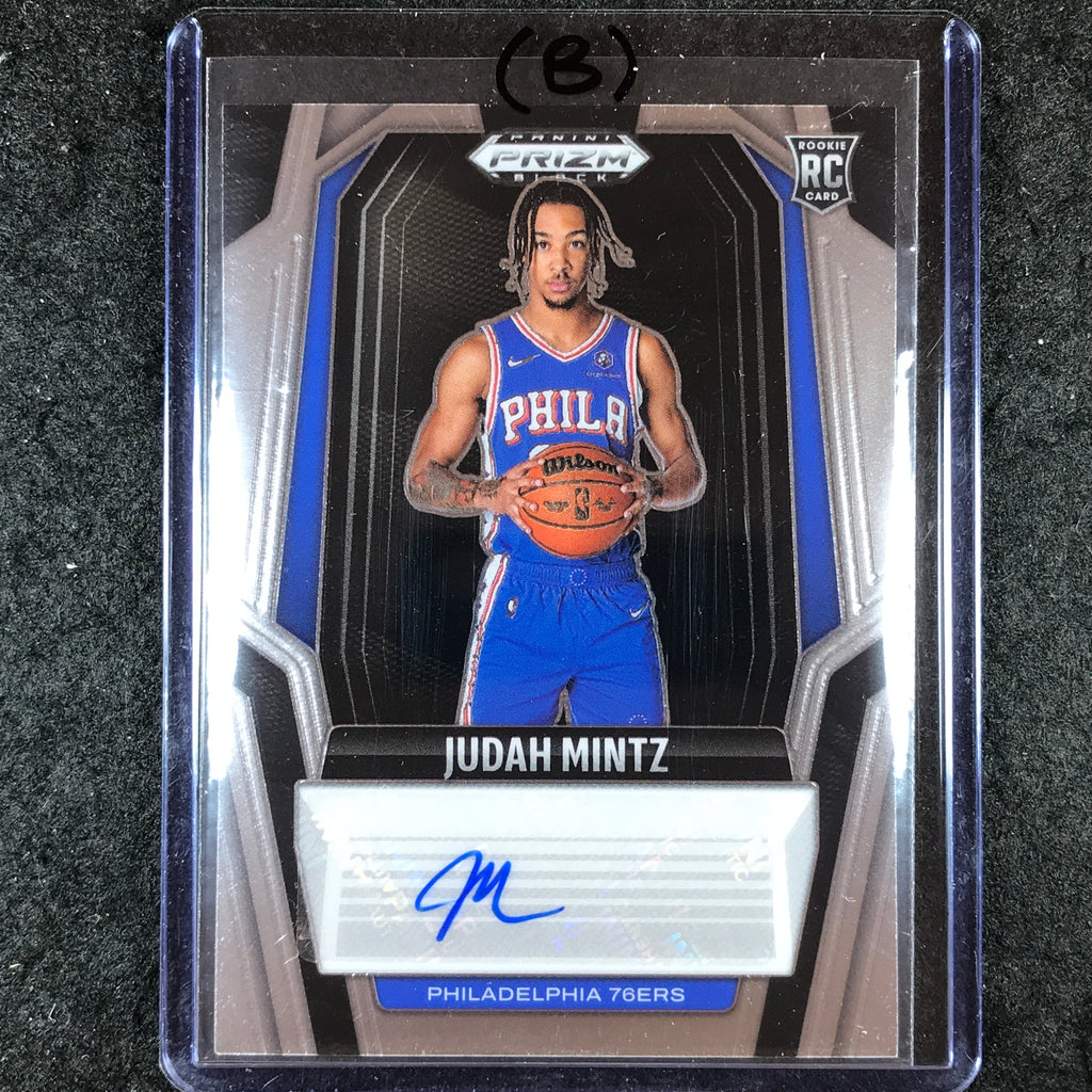 2024-25 Prizm Black JUDAH MINTZ Rookie Signatures Auto Base #MIN (B ...