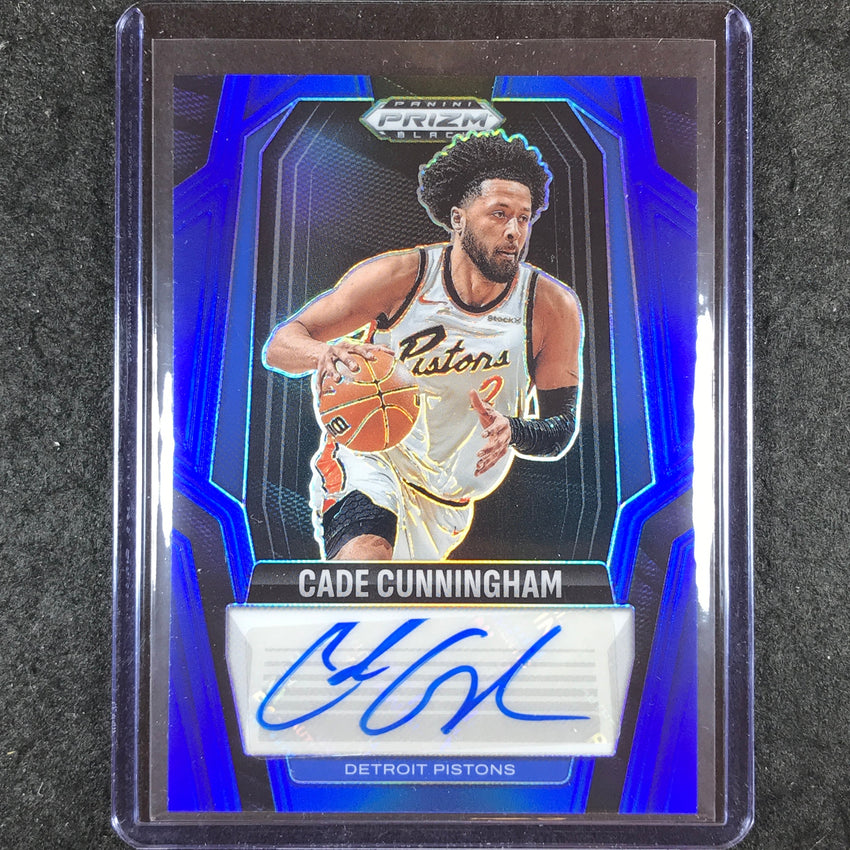 2024-25 Prizm Black CADE CUNNINGHAM Signatures Auto Blue 6/49 – Cherry ...