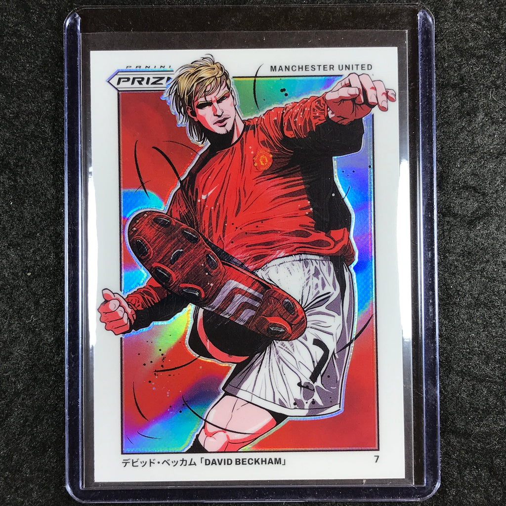 2024-25 Prizm EPL DAVID BECKHAM Manga SSP #25 – Cherry Collectables