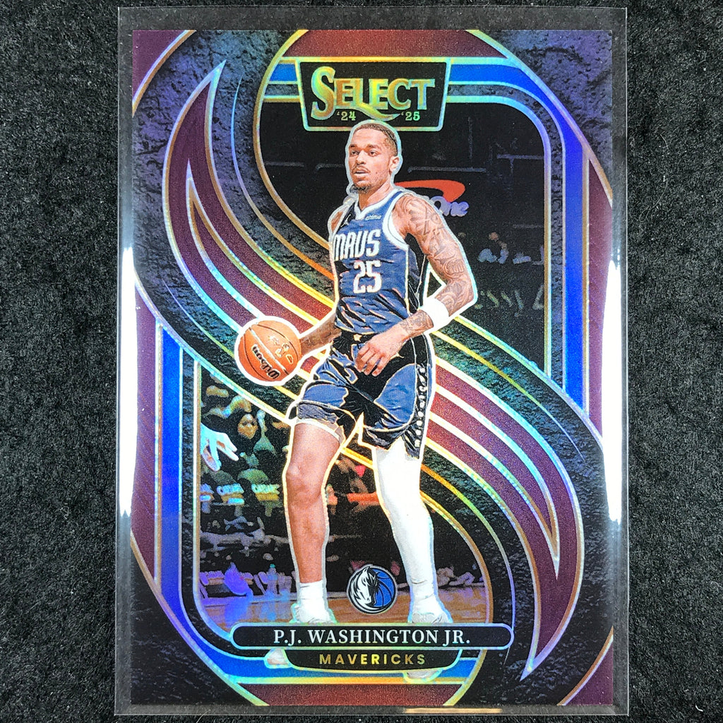 2024-25 Select P.J. WASHINGTON JR. Premier Level Maroon /175 #154 ...