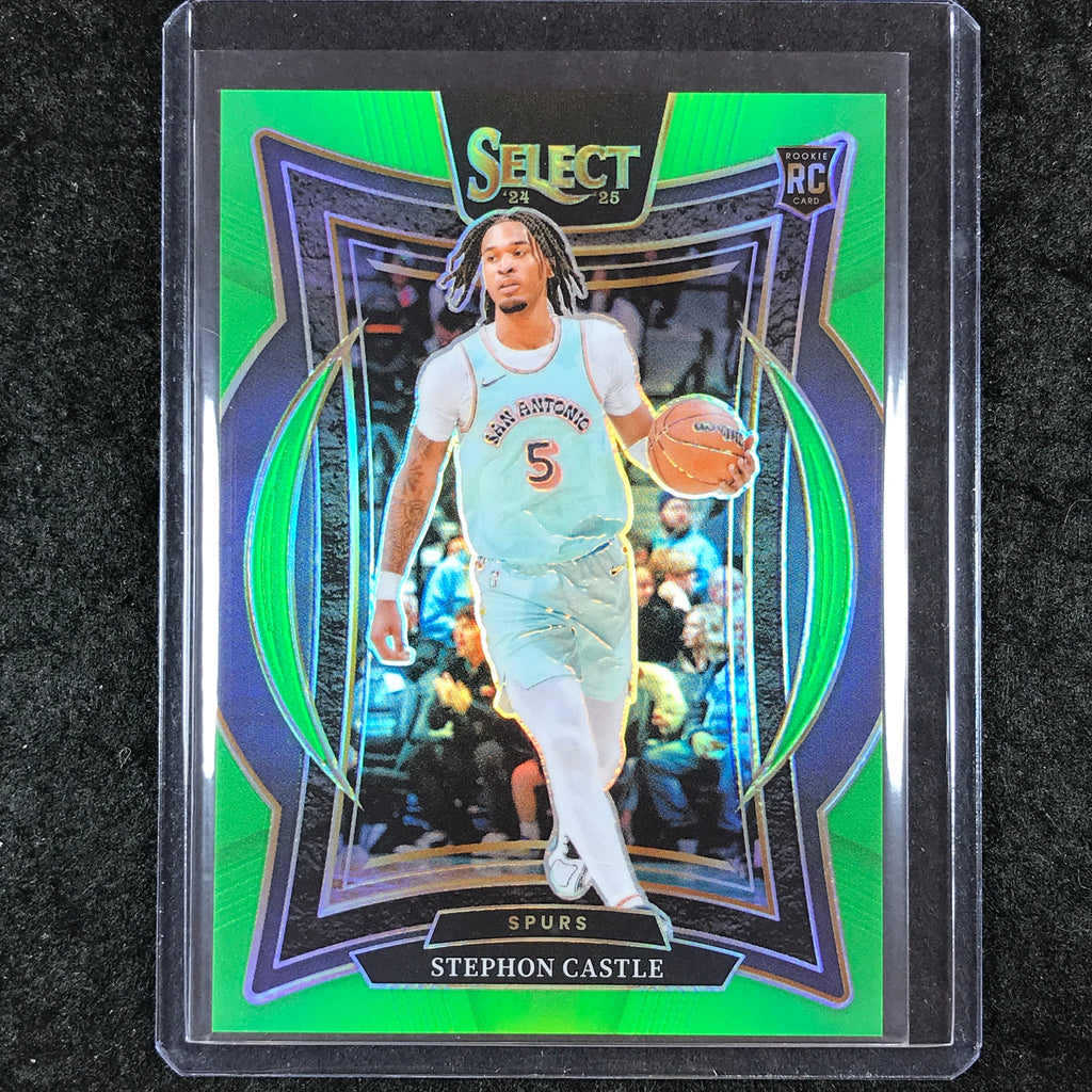 2024-25 Select STEPHON CASTLE Concourse Rookie Neon Green 42/75 #72 ...