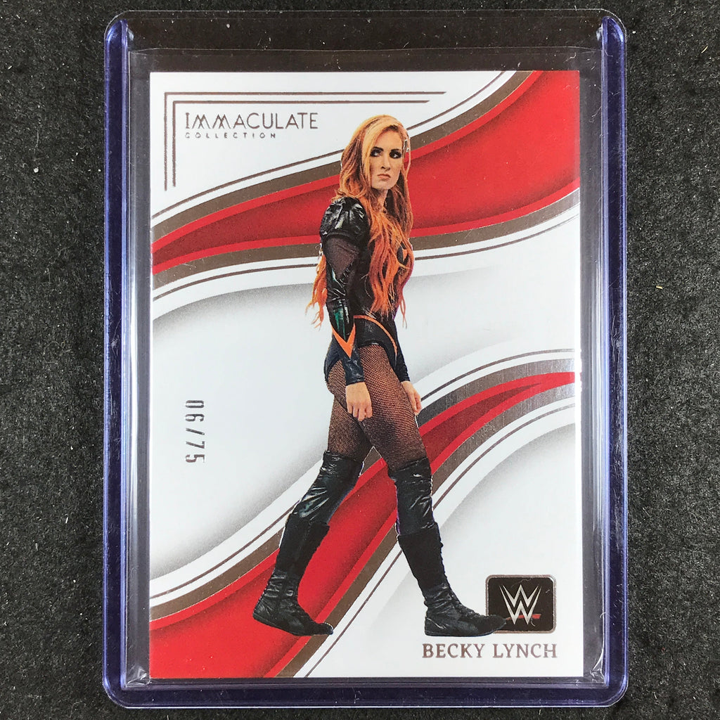 2023 Immaculate WWE BECKY LYNCH Base 6/75 #20 – Cherry Collectables