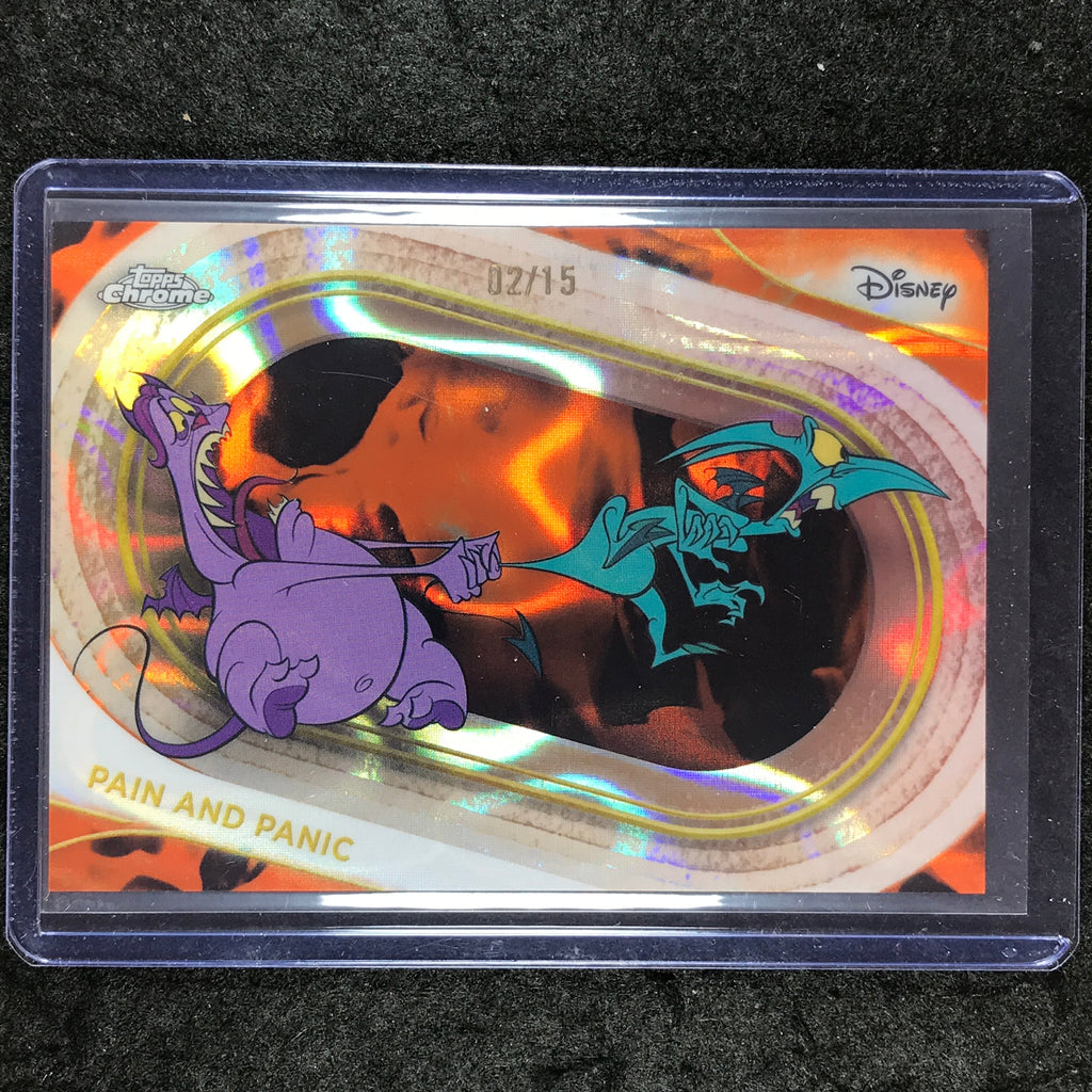 2025 Topps Chrome Disney PAIN AND PANIC Toy Story 15th Anniversary Lav ...