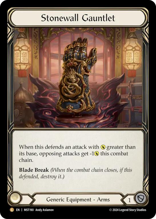 RAINBOW Stonewall Gauntlet - MST190 - Legendary - Part the Mistveil ...