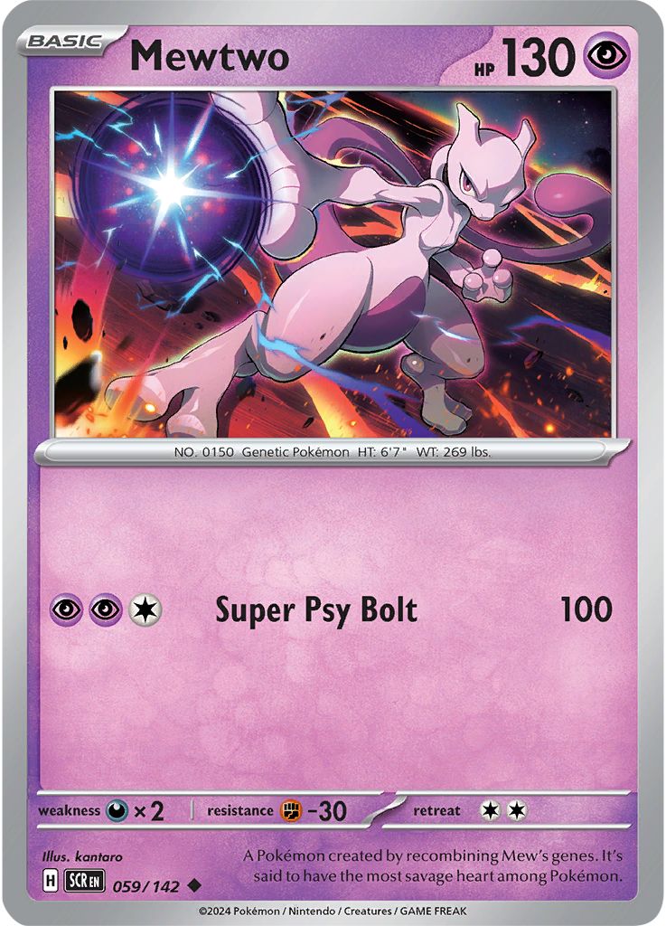059/142 - Mewtwo - Uncommon Stellar Crown – Cherry Collectables