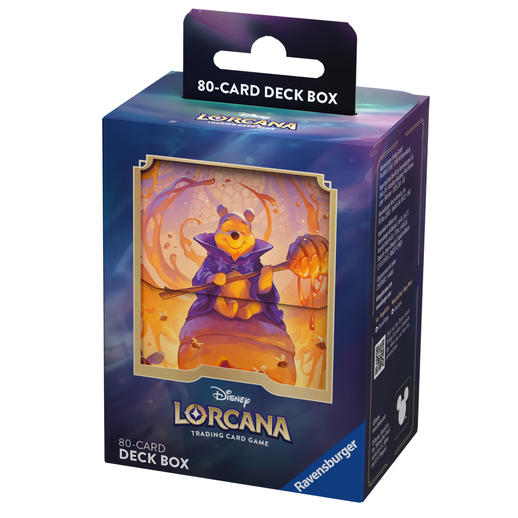 Lorcana TCG 80-Card Deck Box - Winnie The Pooh, Hunny Wizard – Cherry ...