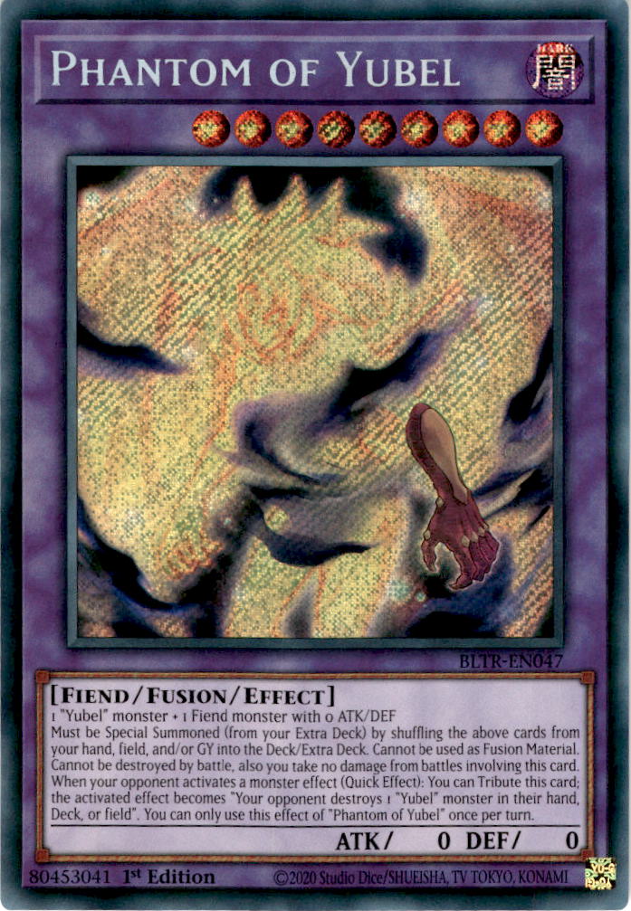 Phantom of Yubel - BLTR-EN047 - Secret Rare 1st Edition – Cherry ...