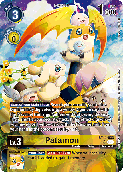 Patamon (BT14-033) - BT21 World Convergence Box Topper – Cherry ...