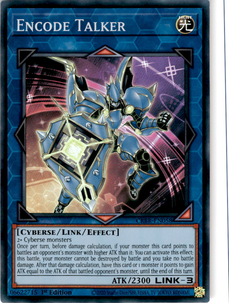 Encode Talker - CRBR-EN058 - Super Rare 1st Edition – Cherry Collectables