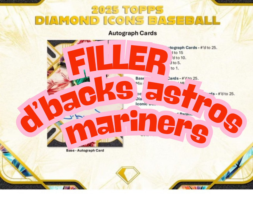 DIAMOND ICONS FILLER・2025 Baseball 1 Pack Opening - #30835・Random Team ...