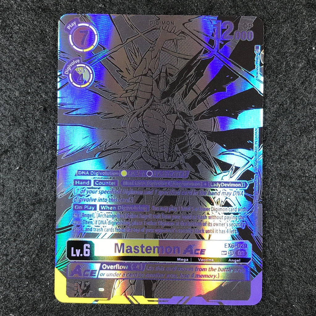 (B) TEXTURED FOIL Mastemon Ace - EX6-029 - SP Infernal Ascension ...