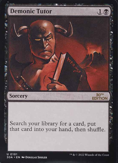 Demonic Tutor - #101 - Magic 30th Anniversary Edition – Cherry Collectables