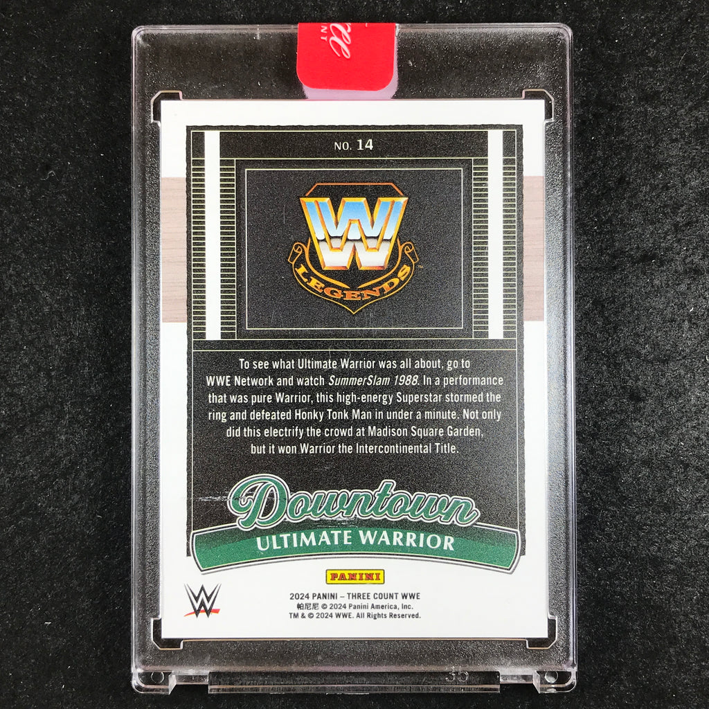 2024 Three Count WWE ULTIMATE WARRIOR Downtown SSP #14 – Cherry ...
