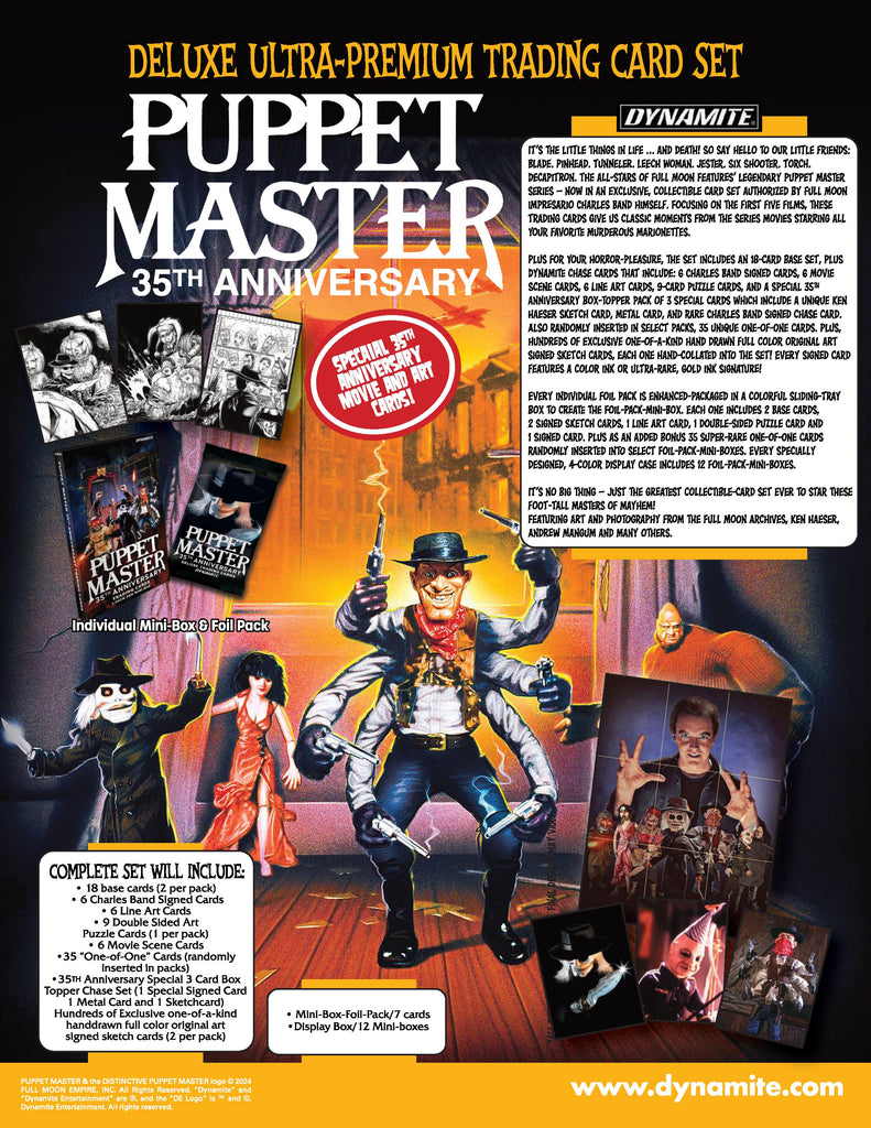 2025 Dynamite Puppet Master 35th Anniversary Deluxe Mini-Box – Cherry ...