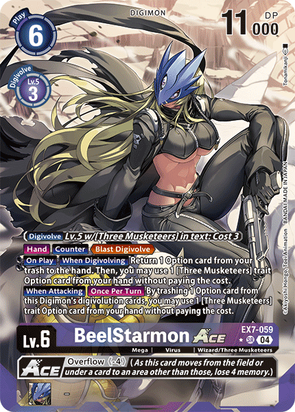 ALTERNATE ART BeelStarmon ACE EX7-059 - SR EX07 Digimon Liberator – Cherry Collectables