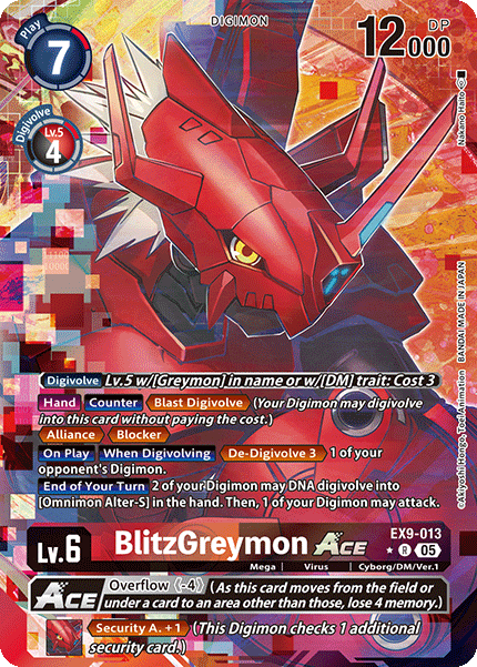 [ALTERNATE ART] BlitzGreymon ACE (EX9-013) - R EX09 Versus Monsters – Cherry Collectables