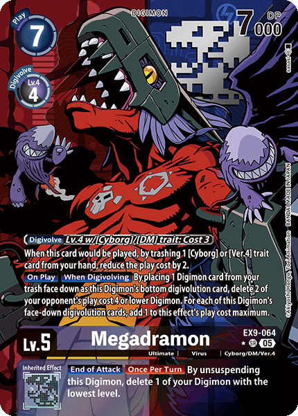 [ALTERNATE ART] Megadramon (EX9-064) - SR EX09 Versus Monsters – Cherry Collectables