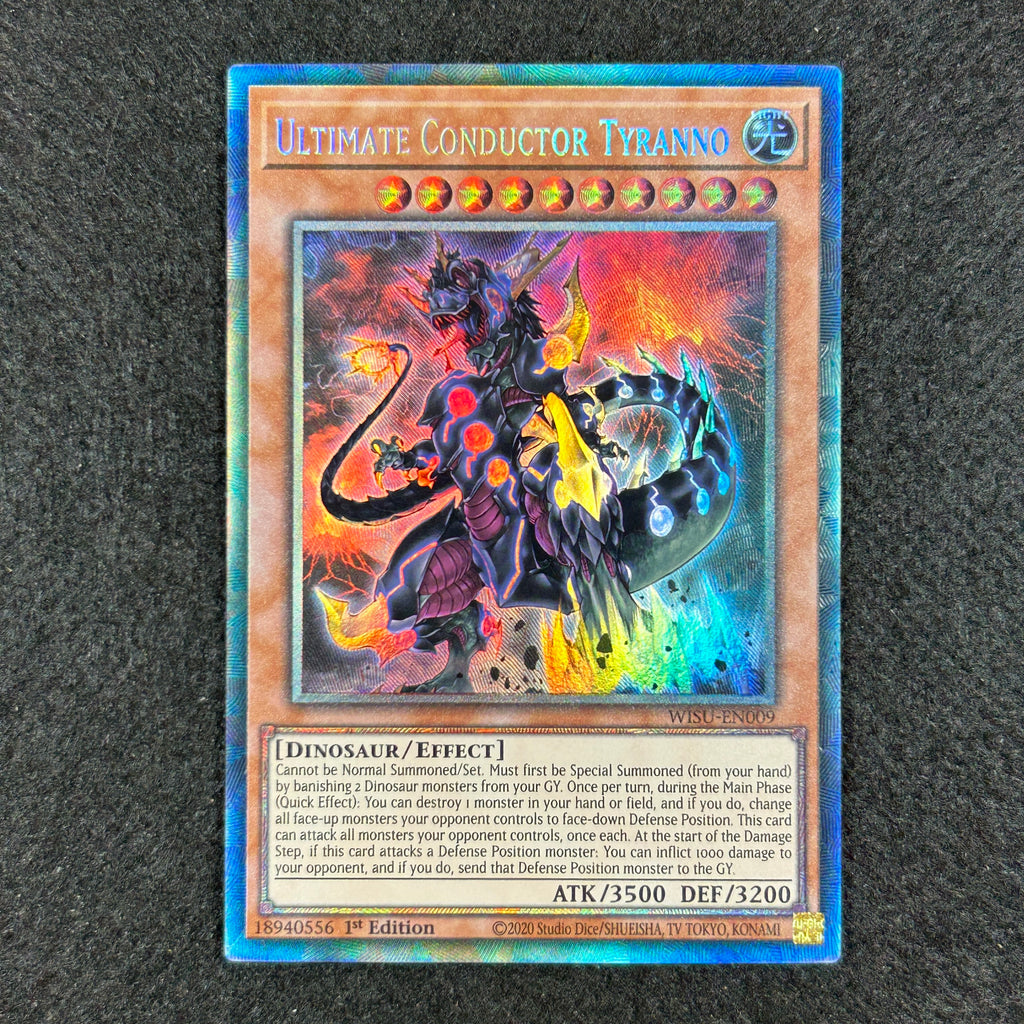 Collectors Rare Ultimate Conductor Tyranno - Wisu-en009 - 1st Edition ...