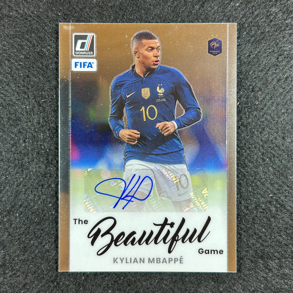 2022-23 Donruss Fifa Kylian Mbappe The Beautiful Game Auto Base No Km ...