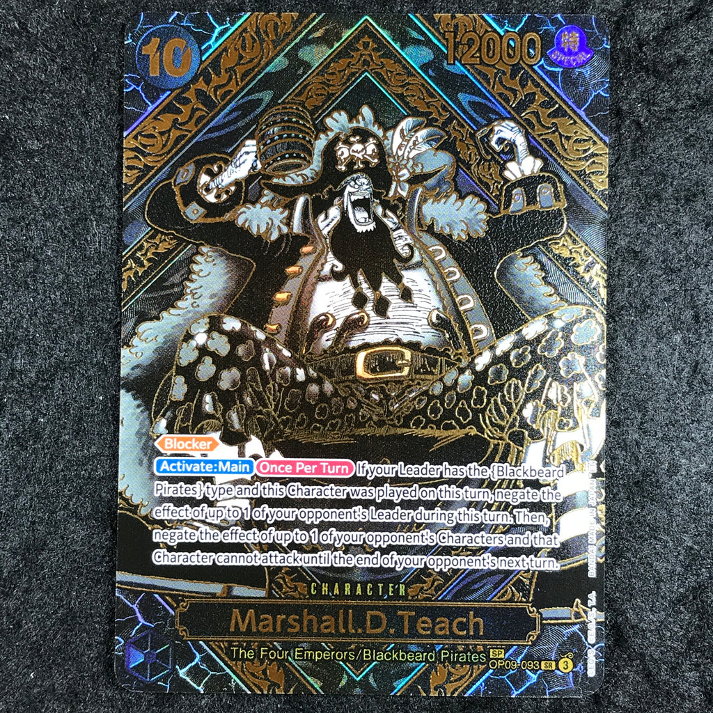 READ (A) [ GOLD ] Marshall.D.Teach (SP) (Gold) OP09-093 - Super Rare O ...