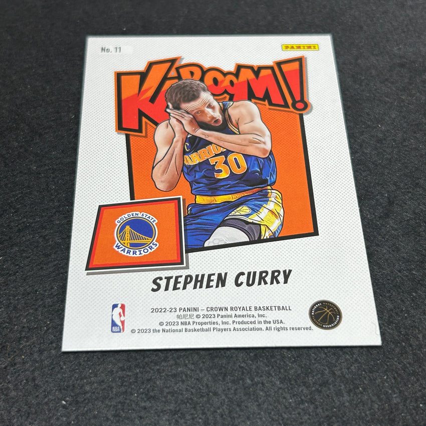 2022-23 Crown Royale Stephen Curry Kaboom Silver Ssp No 11 – Cherry ...