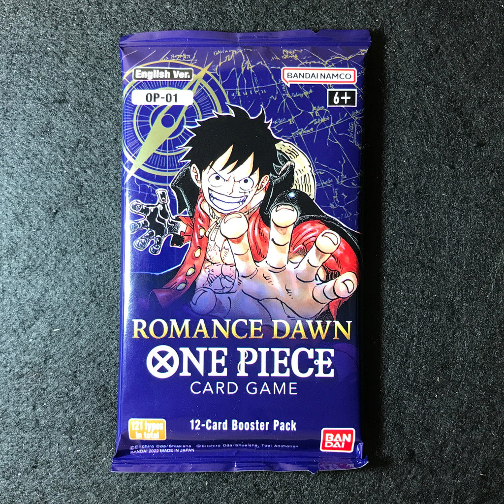 One Piece Card Game BLUE BOTTOM OP-01 Romance Dawn Booster Pack ...