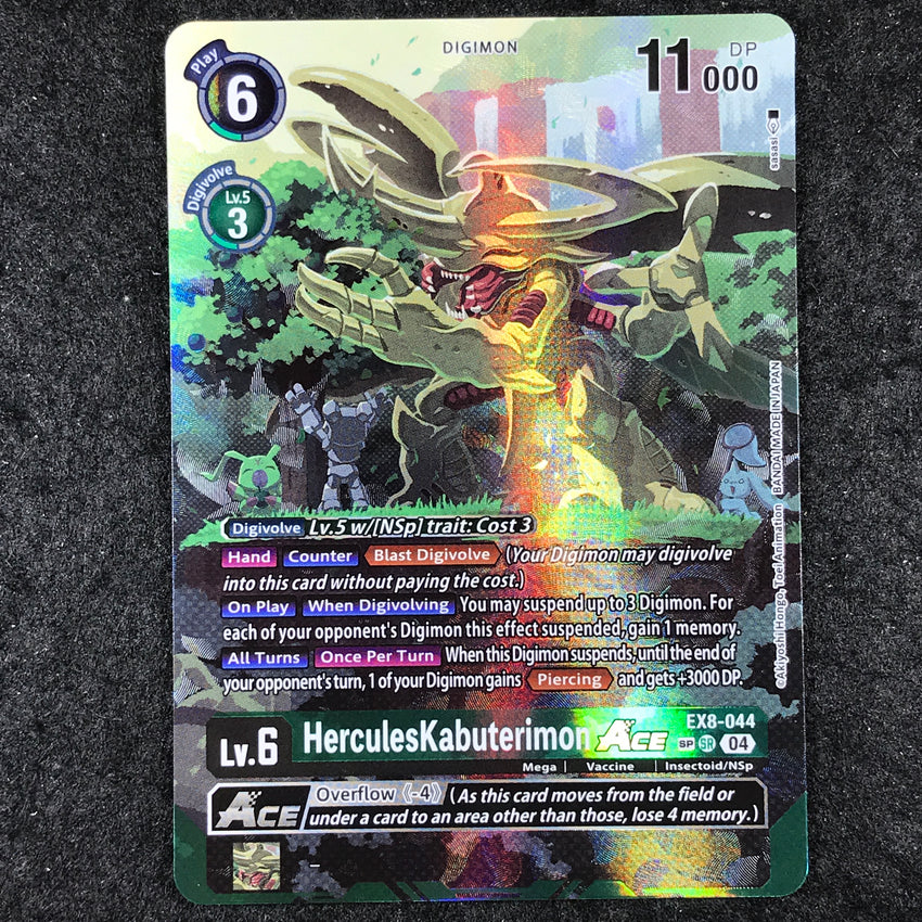 [SP] HerculesKabuterimon ACE EX8-044 - Special Rare (SP) EX08 Chain of – Cherry Collectables