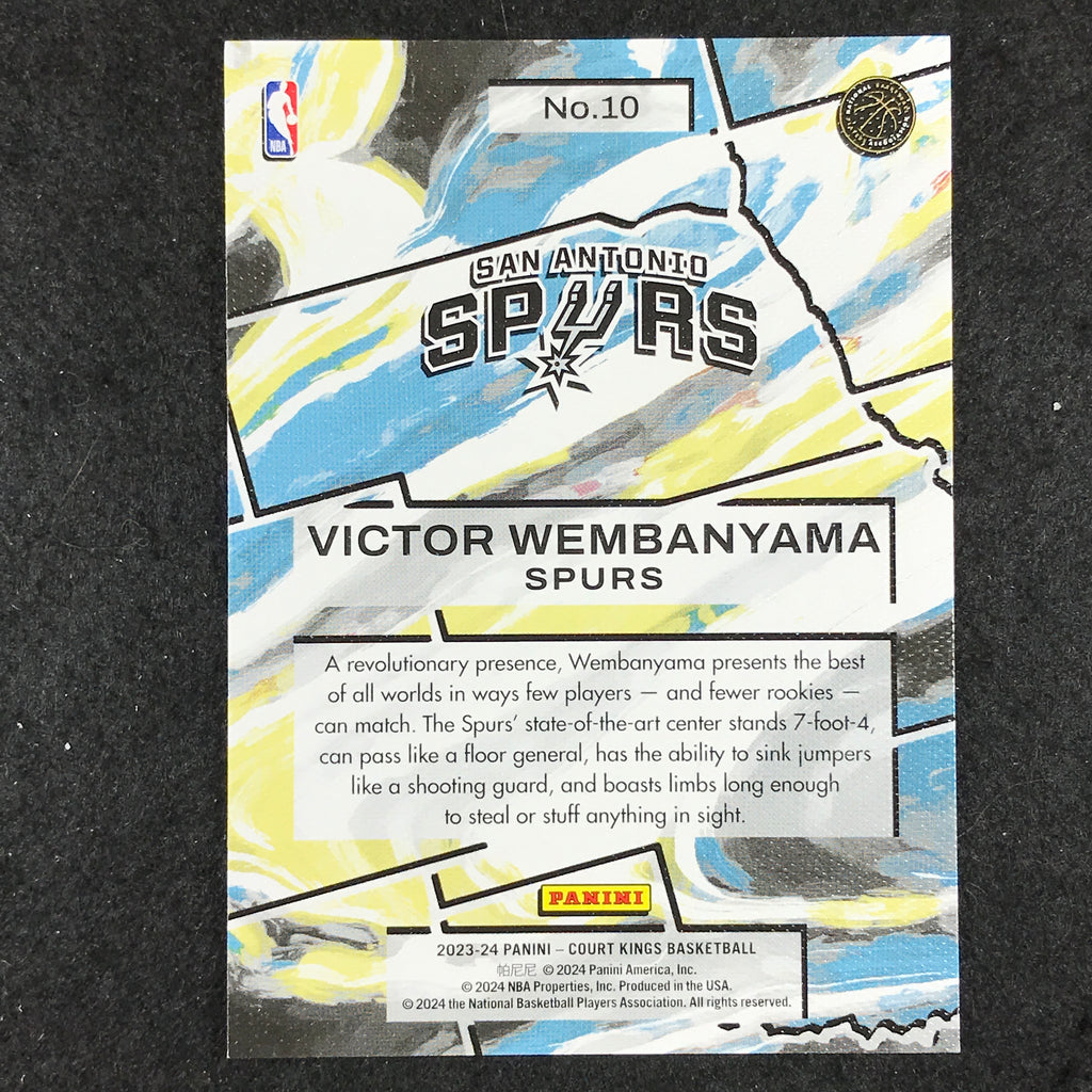 2023-24 Court Kings Victor Wembanyama Rookie State Of The Art Sp #10 ...