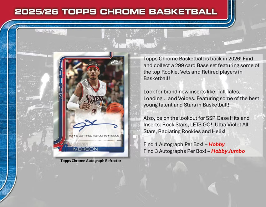 25/ 26 Topps Chrome Basketball Hobby + Mega 4 Box Opening - #31023・Tea ...