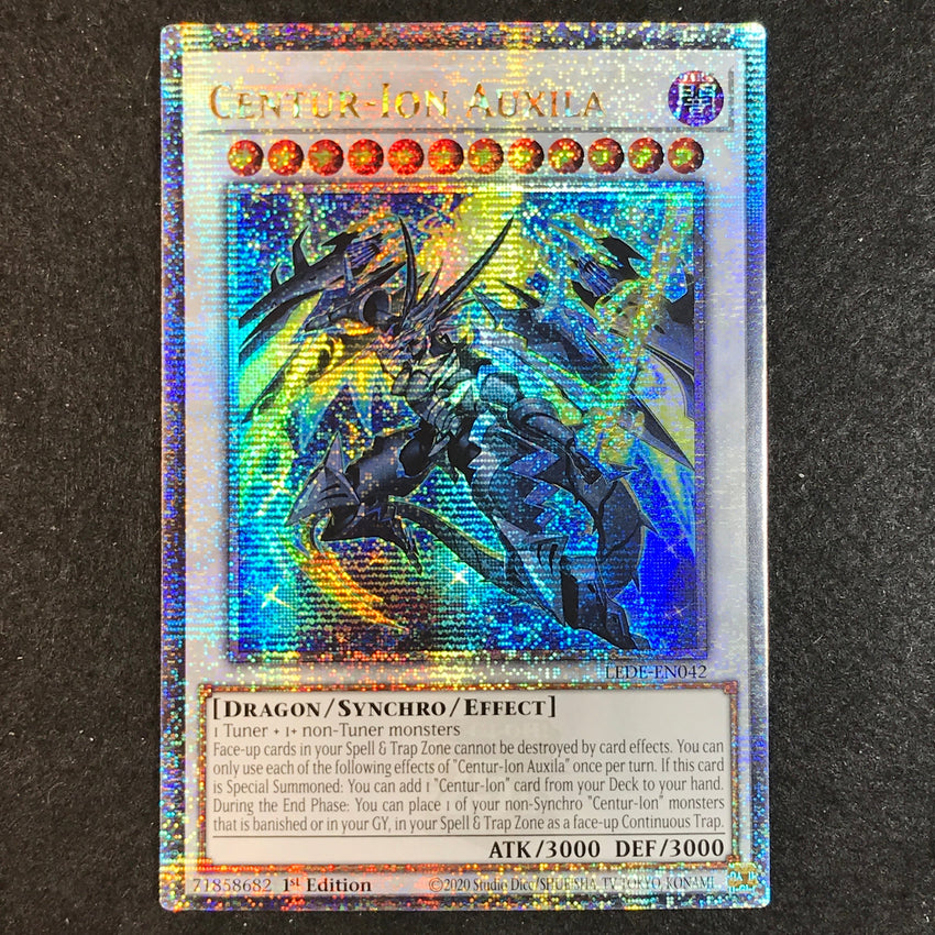 Quarter Century Secret Rare Centur-ion Auxila - Lede-en042 - 1st Editi – Cherry Collectables