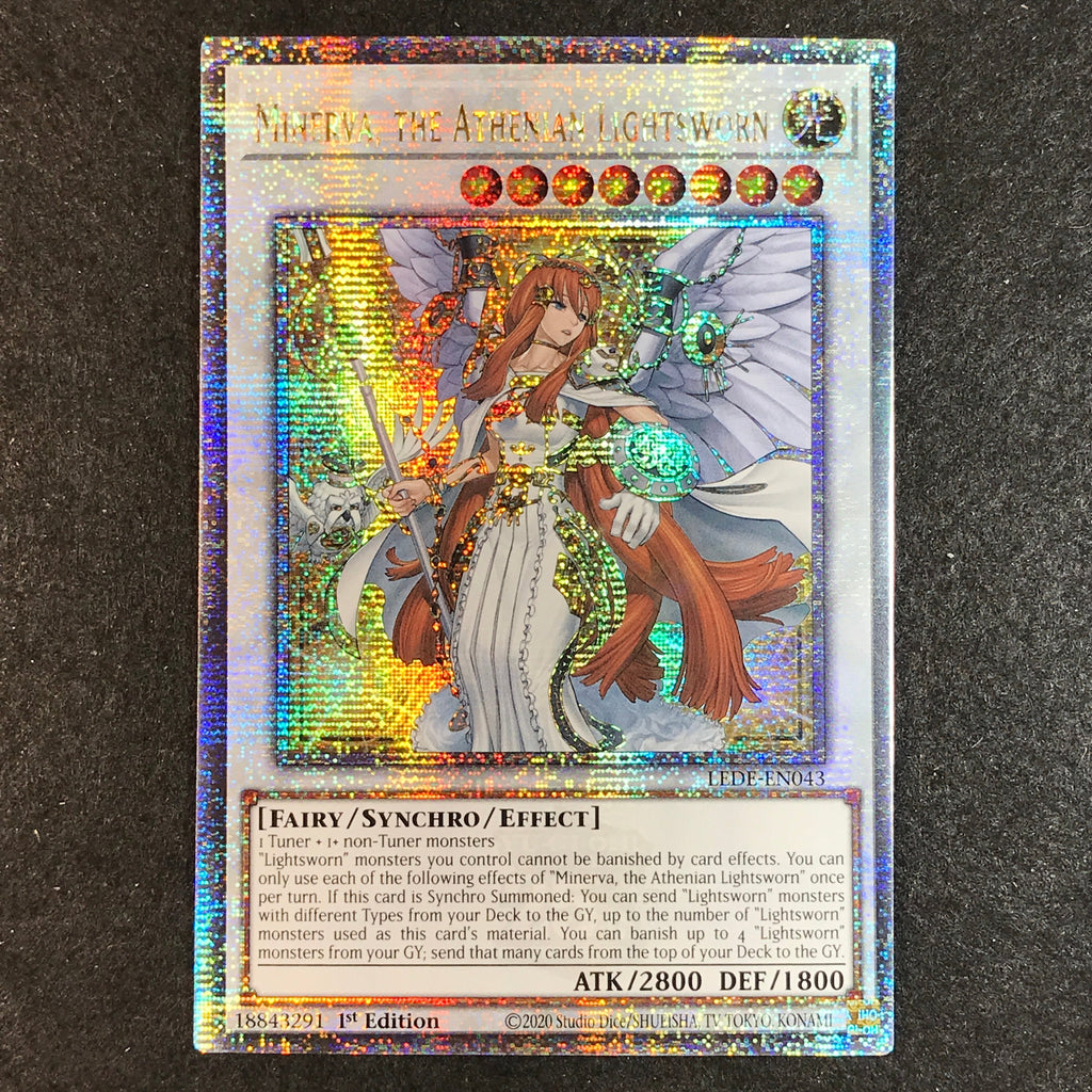 Quarter Century Secret Rare Minerva The Athenian Lightsworn - Lede-en0 ...