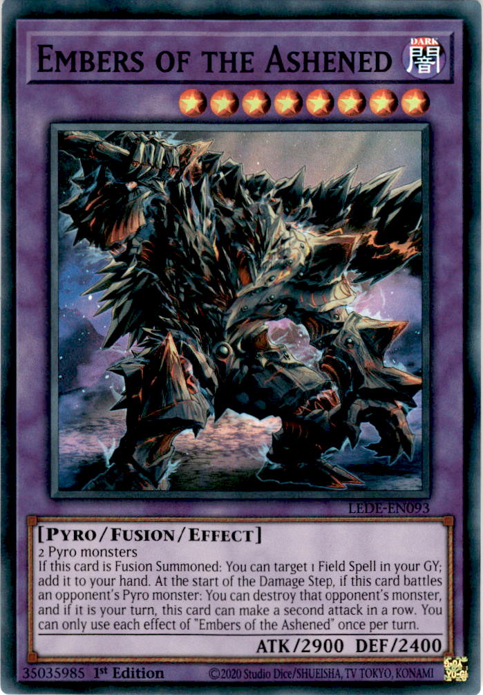 Embers of the Ashened - LEDE-EN093 - Super Rare 1st Edition – Cherry ...