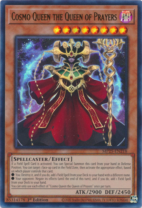 Cosmo Queen the Queen of Prayers - MP25-EN218 - Ultra Rare 1st Edition ...