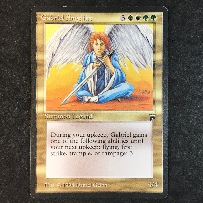 Gabriel Angelfire - Rare - 1994 Magic the Gathering Legends – Cherry ...