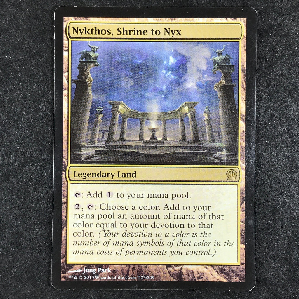 (A) Nykthos, Shrine to Nyx - 223/249 - Rare Theros – Cherry Collectables