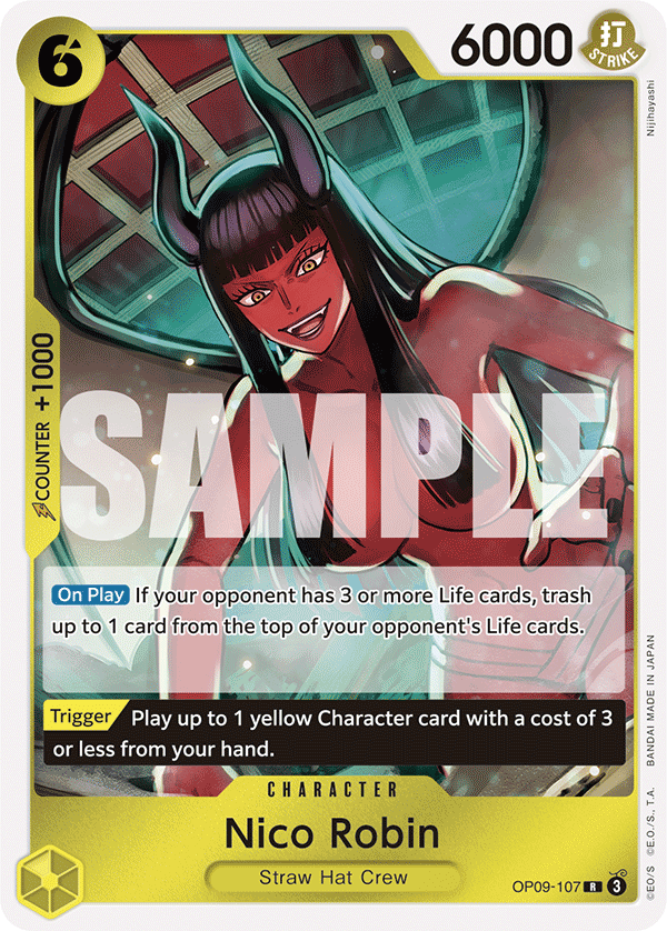 OP09-107 - Nico Robin (107) Rare OP-09 Emperors in the New World ...
