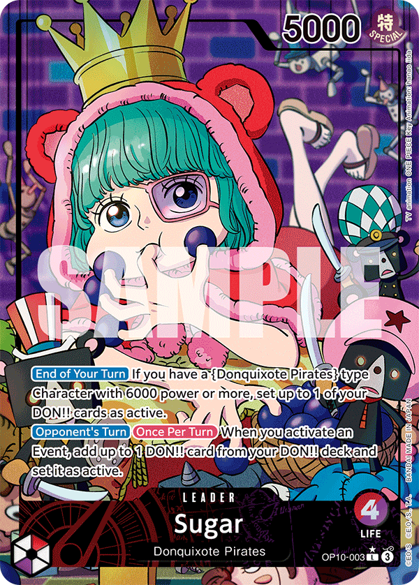 [ALTERNATE ART] Sugar (003) (Parallel) OP10-003 - L OP-10 Royal Blood ...