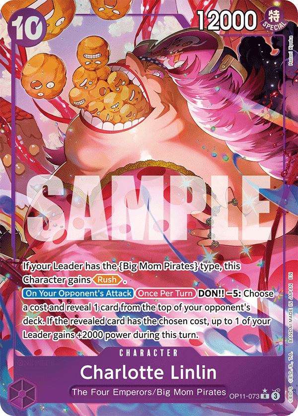 [ALTERNATE ART] Charlotte Linlin OP11-073 - R OP-11 A Fist of Divine S – Cherry Collectables