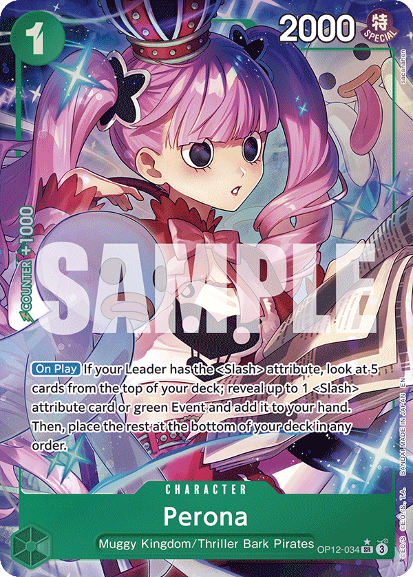 [ALTERNATE ART] Perona OP12-034 - SR OP-12 Legacy of the Master – Cherry Collectables