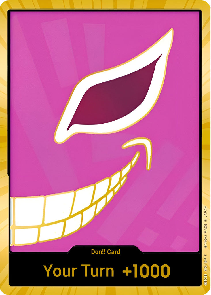 [GOLD] DON!! Card (Donquixote Doflamingo) PRB-01 THE BEST Premium Boos ...