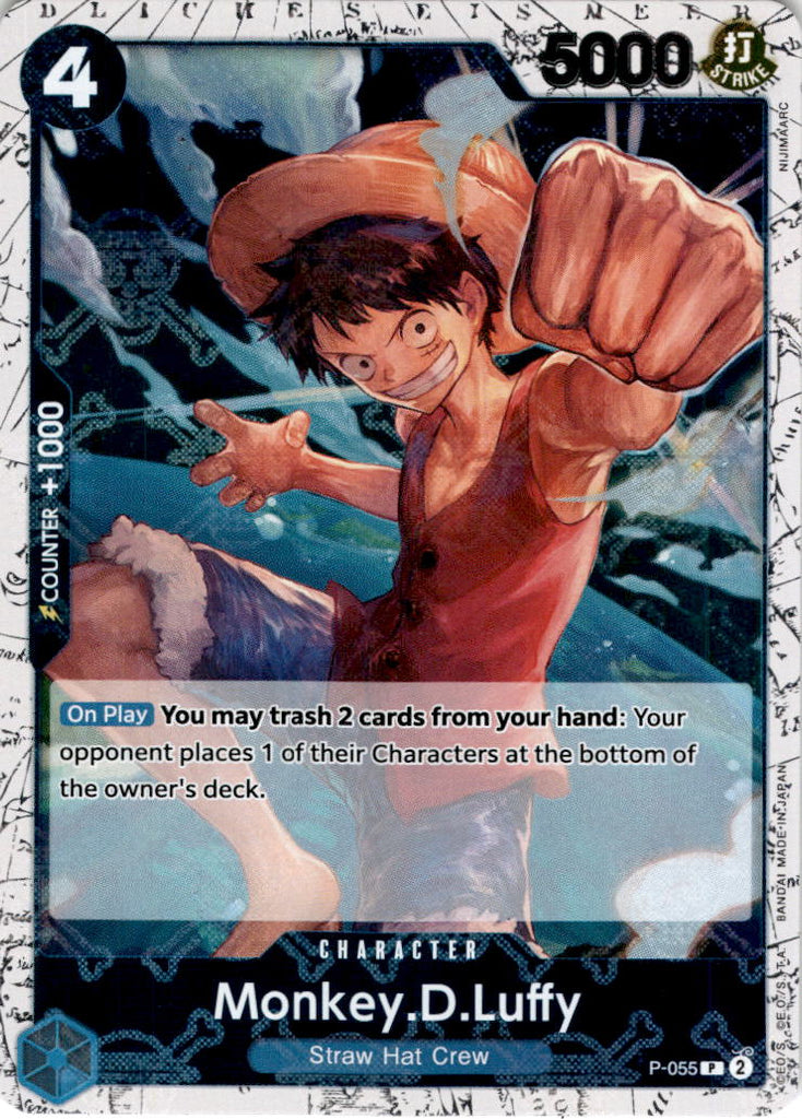 Monkey.D.Luffy [P-055] [Jolly Roger Foil] P-055 - PRB-01 THE BEST Prem ...