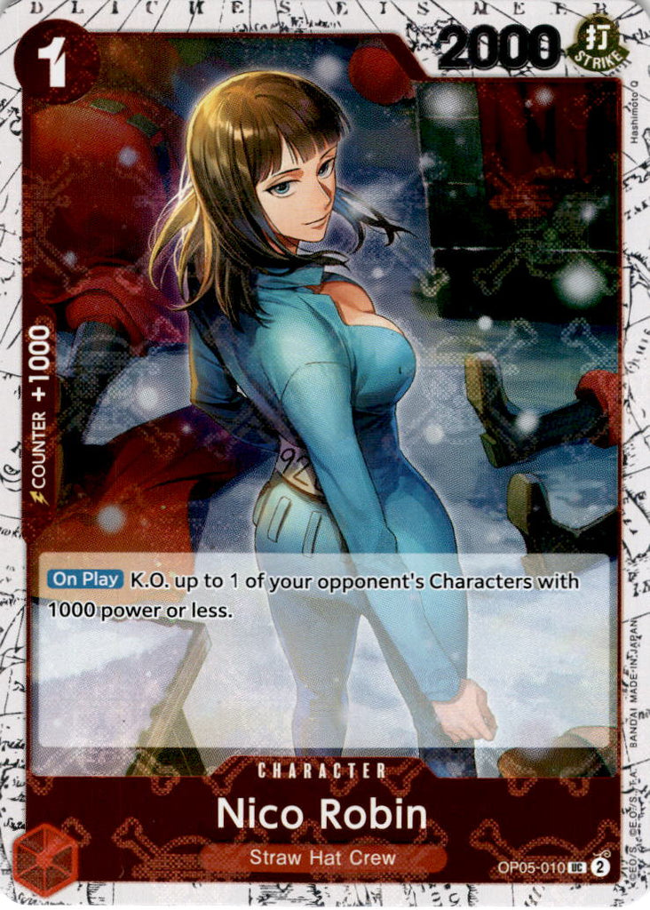 Nico Robin [Jolly Roger Foil] OP05-010 - PRB-01 THE BEST Premium Boost ...