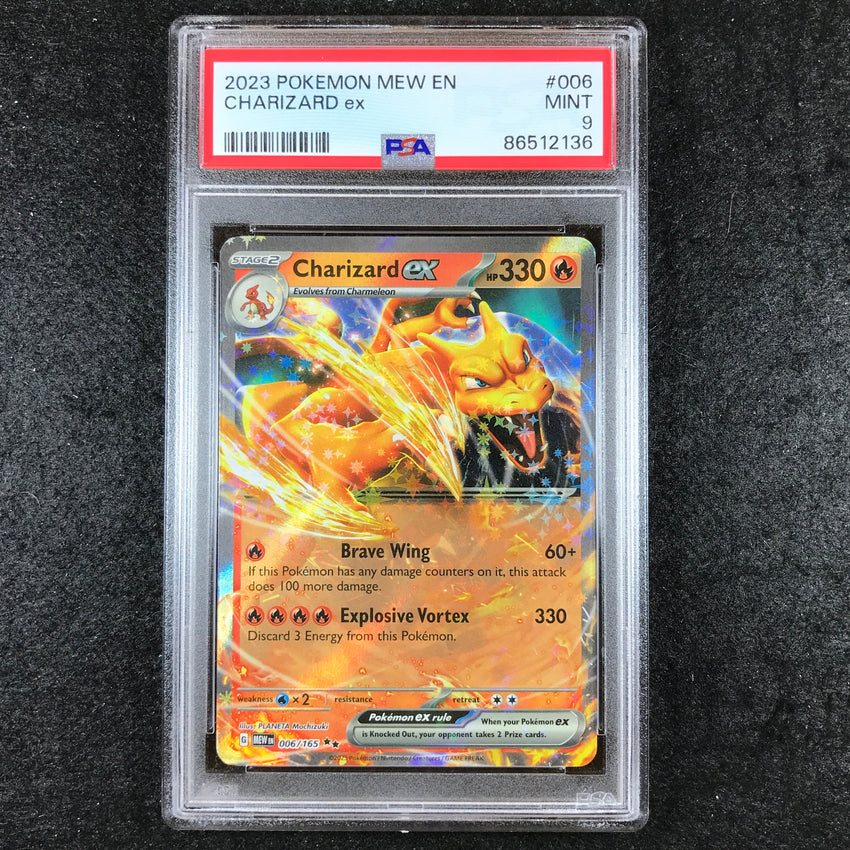 PSA 9 Charizard ex - 006/165 - Ultra Rare Scarlet & Violet 151 (136) – Cherry Collectables