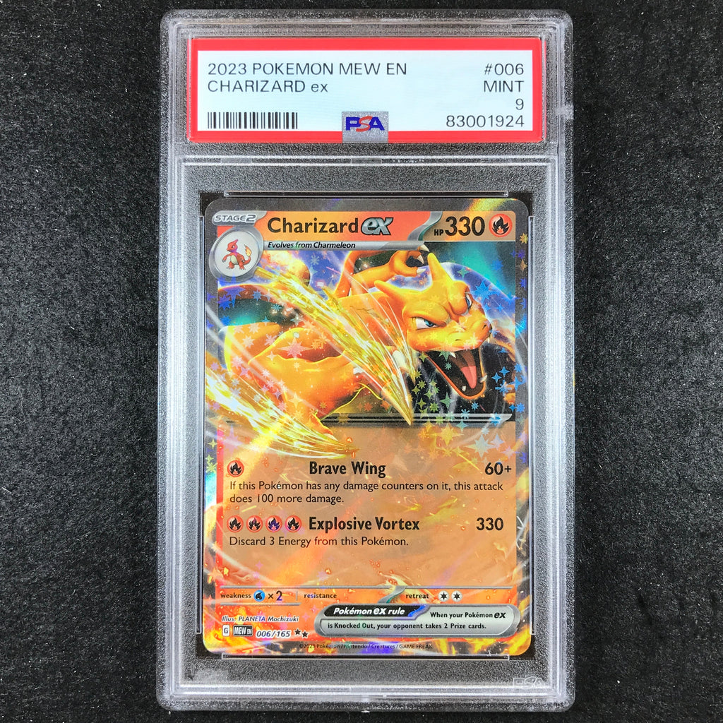 PSA 9 Charizard ex - 006/165 - Ultra Rare Scarlet & Violet 151 924 ...