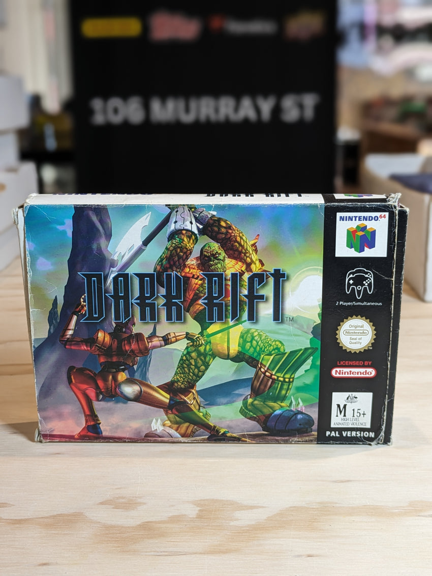 DARK RIFT Nintendo 64 PAL Boxed Game – Cherry Collectables