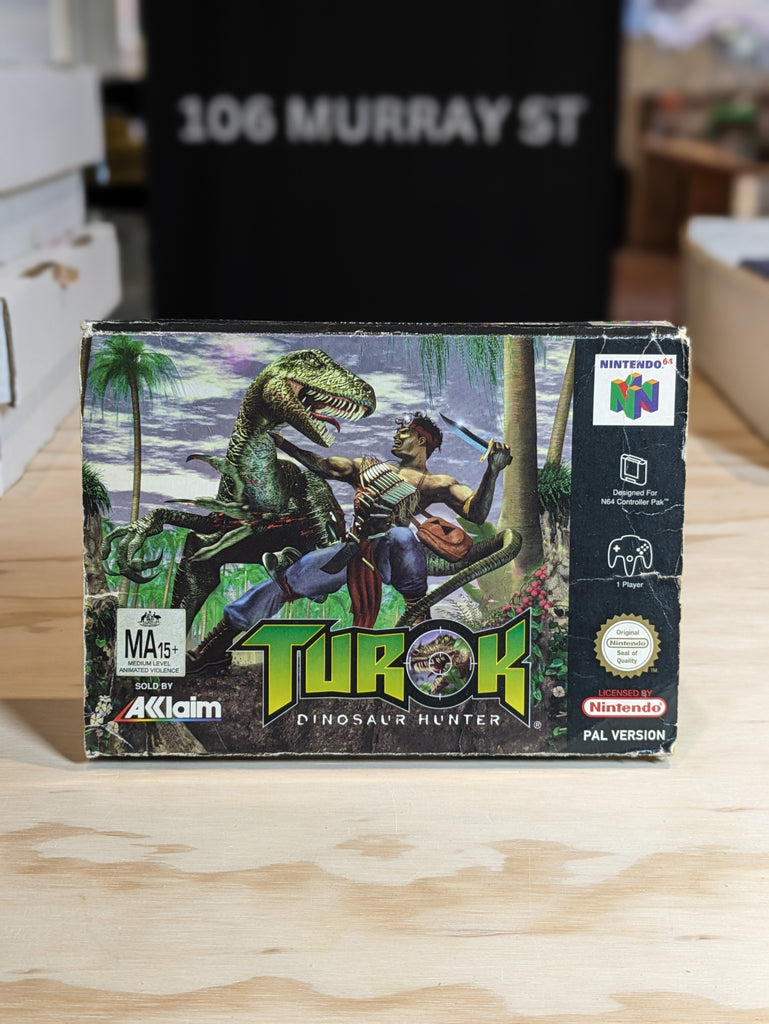Turok Nintendo 64 PAL Boxed Game – Cherry Collectables