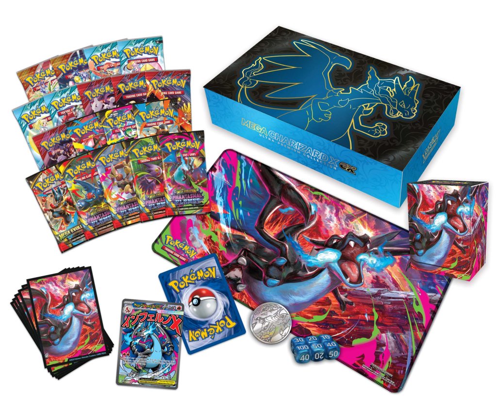 Pokemon TCG Mega Charizard X ex Ultra Premium Collection (Pre Order ...