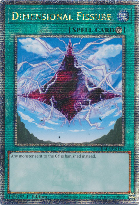 [QUARTER CENTURY SECRET RARE] Dimensional Fissure - RA03-EN163 - 1st E ...