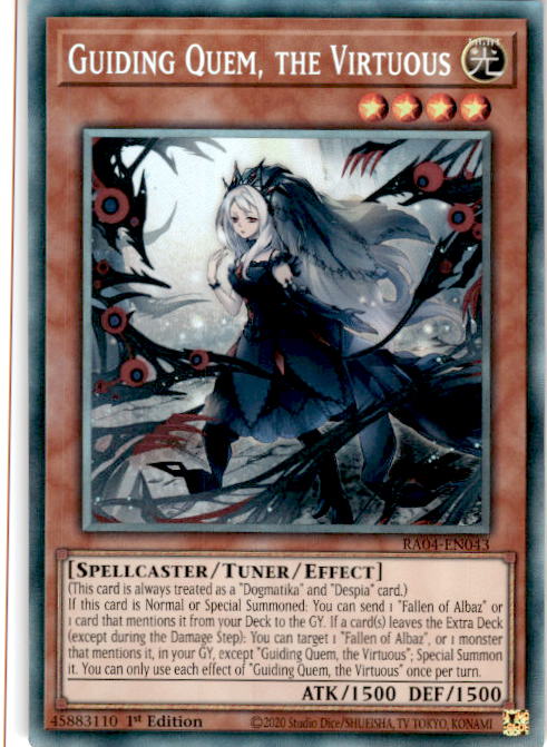 [COLLECTOR'S RARE] Guiding Quem, the Virtuous - RA04-EN043 – Cherry ...